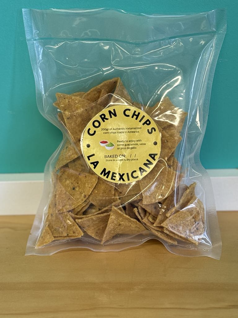 Authentic Corn Chips (200g) – Stone-Ground Nixtamalized Corn – La Mexicana